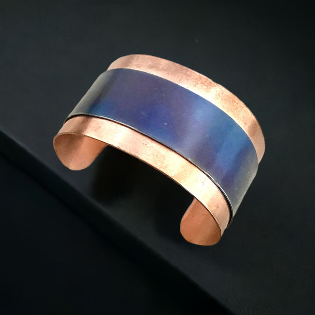 #316 Titanium & Copper Cuff | Tres Elegante Designs