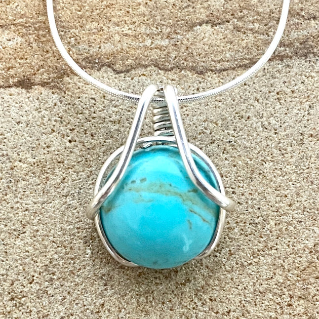 #553 Turquoise & Sterling Mini | Tres Elegante Designs